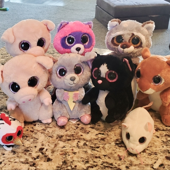 Ty | Toys | Farm Animal Beanie Boo Bundle | Poshmark